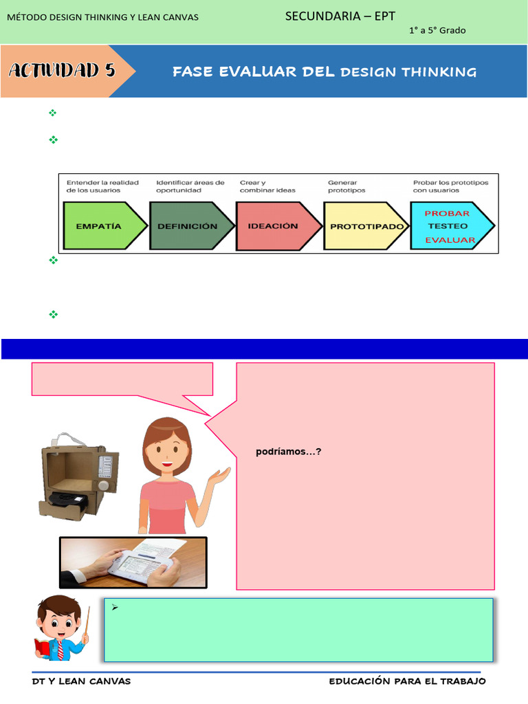 Resumen de DT y Lean Canvas | PDF