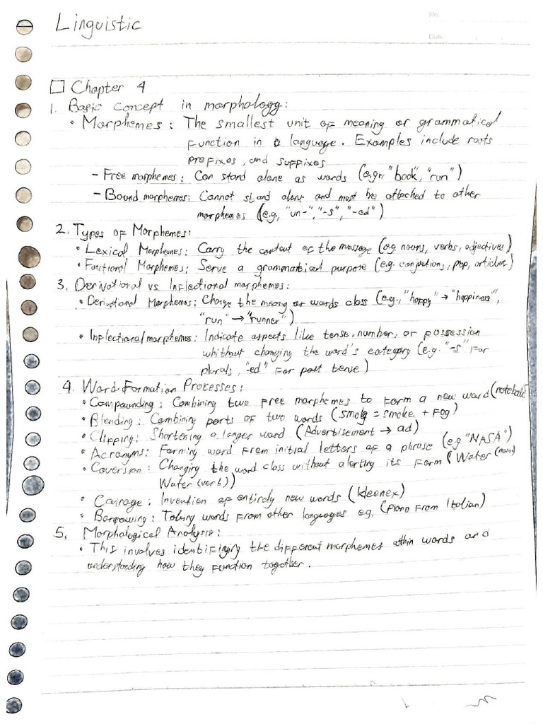 Summary Chapter 4 | PDF