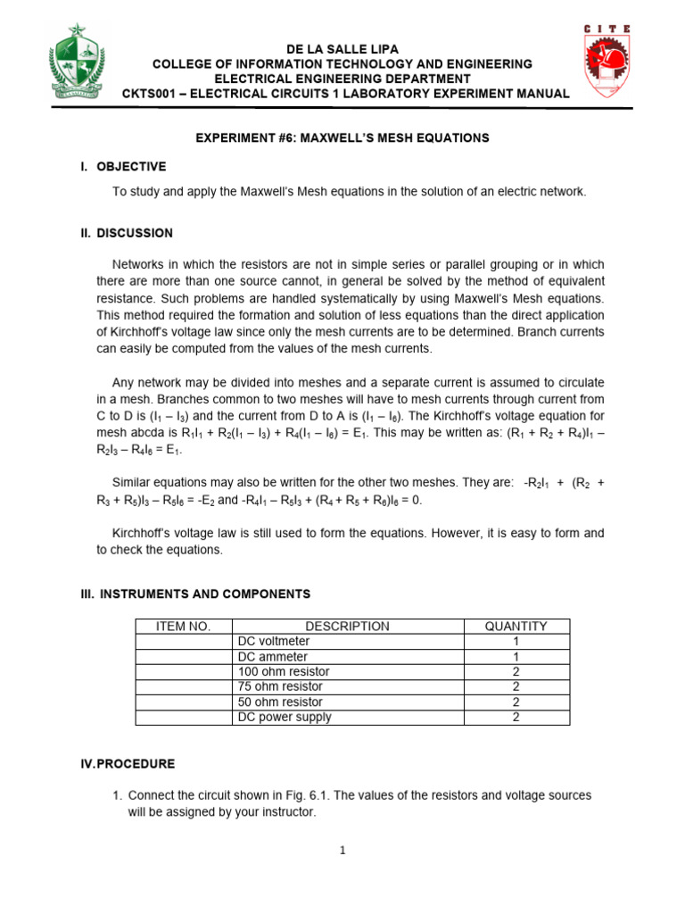LABORATORY EXPERIMENT 6 | PDF LABORATORY EXPERIMENT 6 | PDF