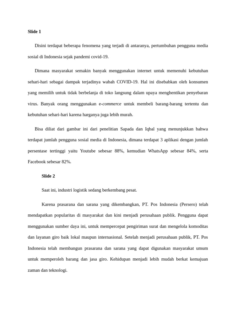 Skrip Untuk PPT Sidang | PDF