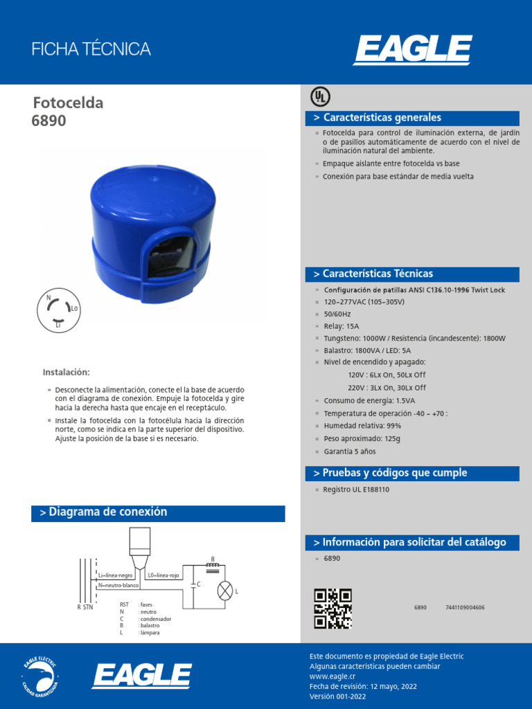 FT-6890 fotocelda | PDF