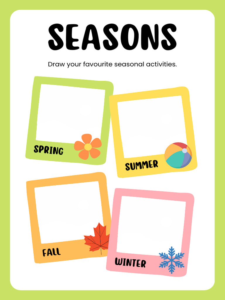 Seasons Activity .PDF | PDF