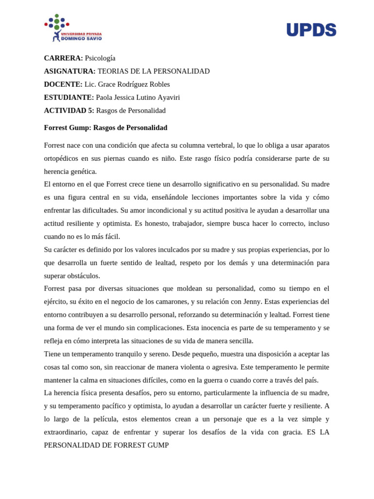 Actividad 5 - ANALISIS DE PELICULA | PDF