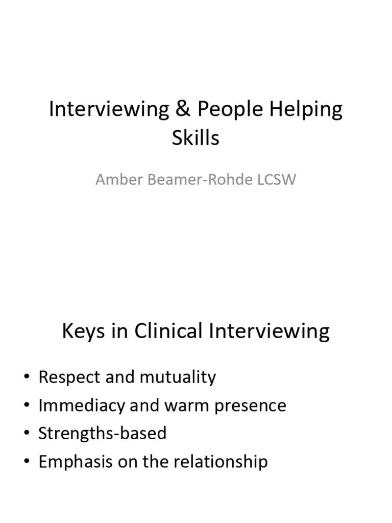 Chapter 1 - Interviewing | PDF