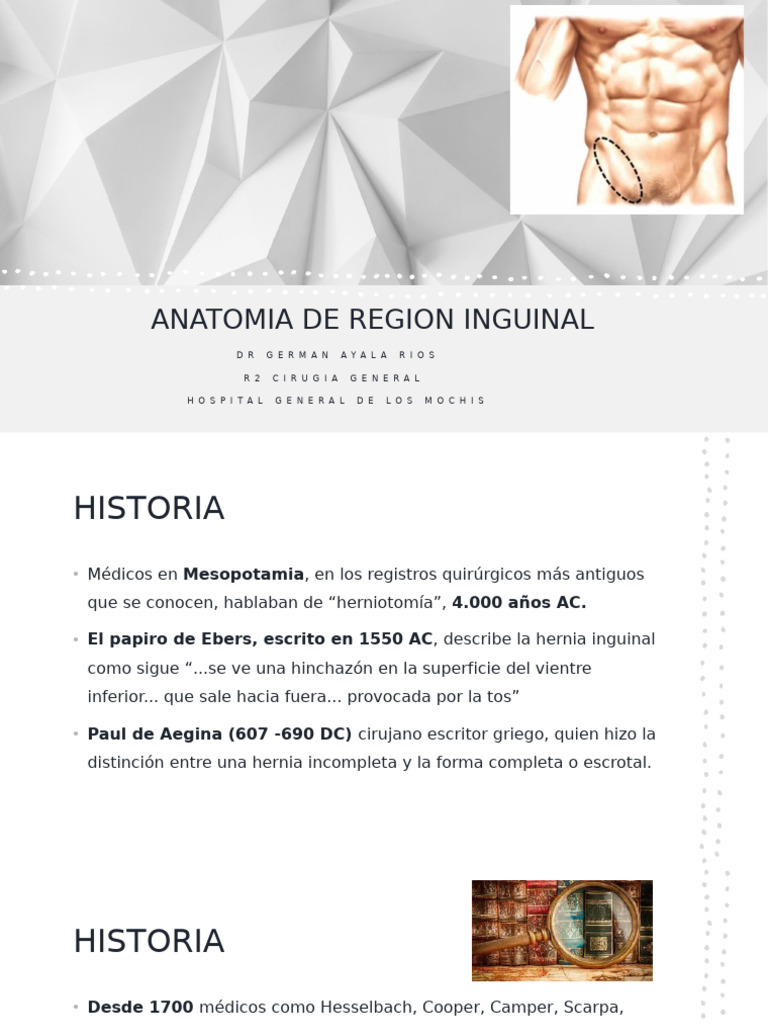 Anatomia Inguinal | PDF