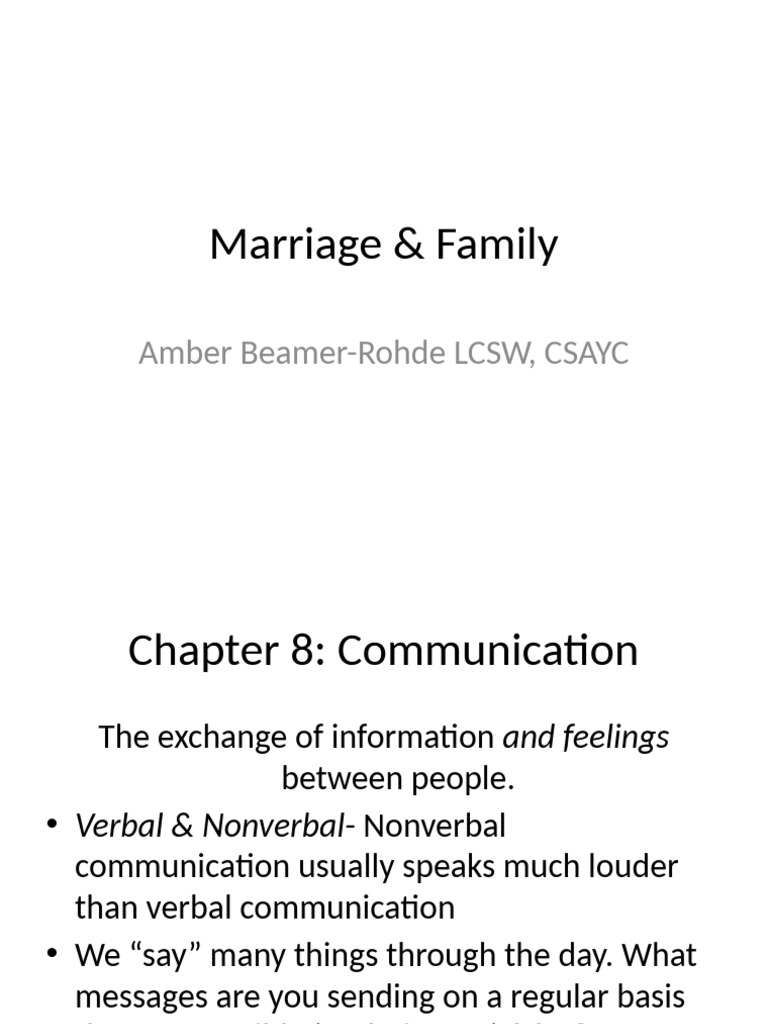 Chapter 8 - Communication | PDF