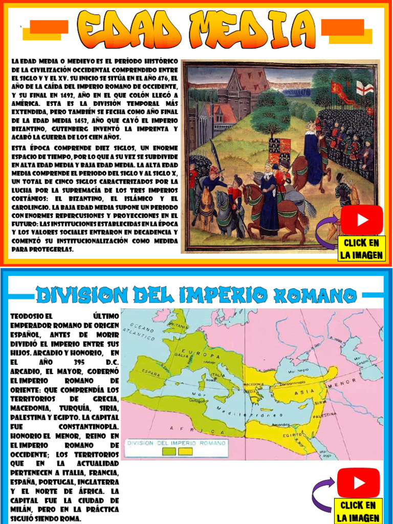 Edad Media | PDF | imperio Bizantino | Edades medias