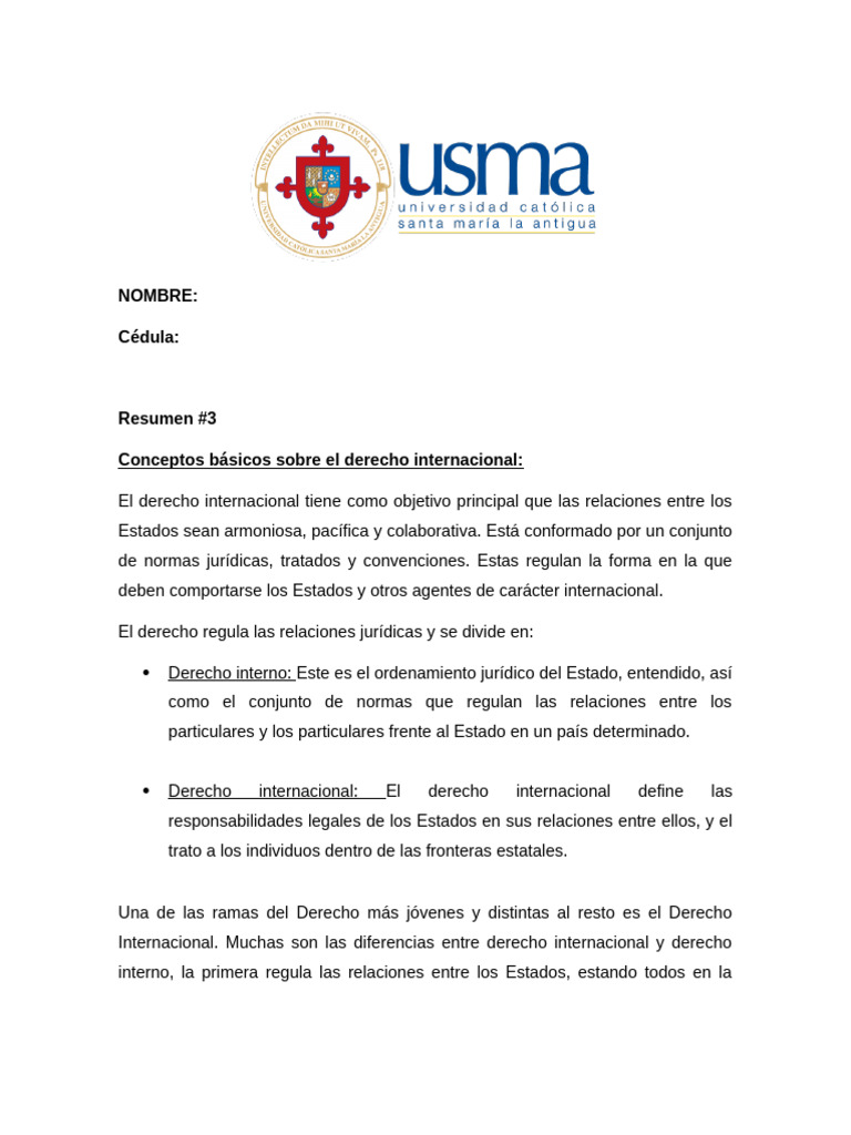 Resumen #3 Conceptos Básicos | PDF