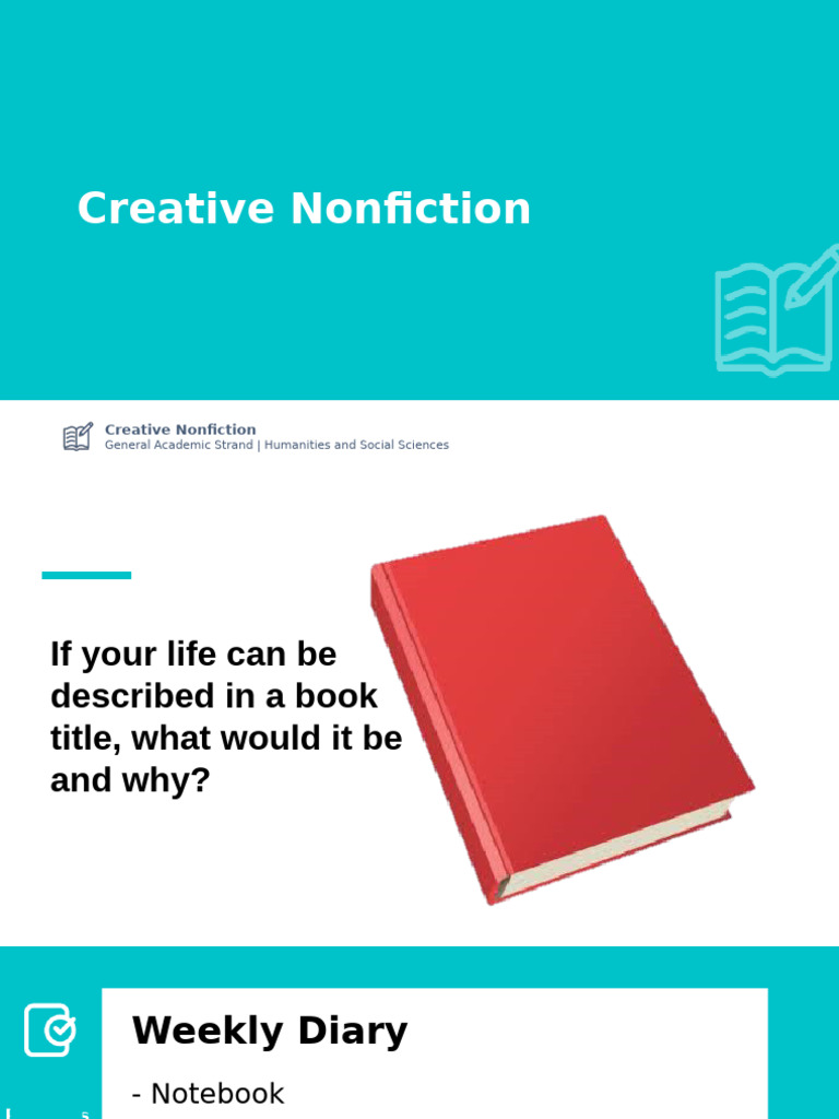 Lesson 1 - Creative Nonfiction and Other Literary Genres | PDF