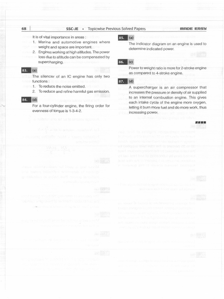 68 SSC-JE - Topicwise Previous Solved Papers 85. (A) : 11111DE ERSH | PDF