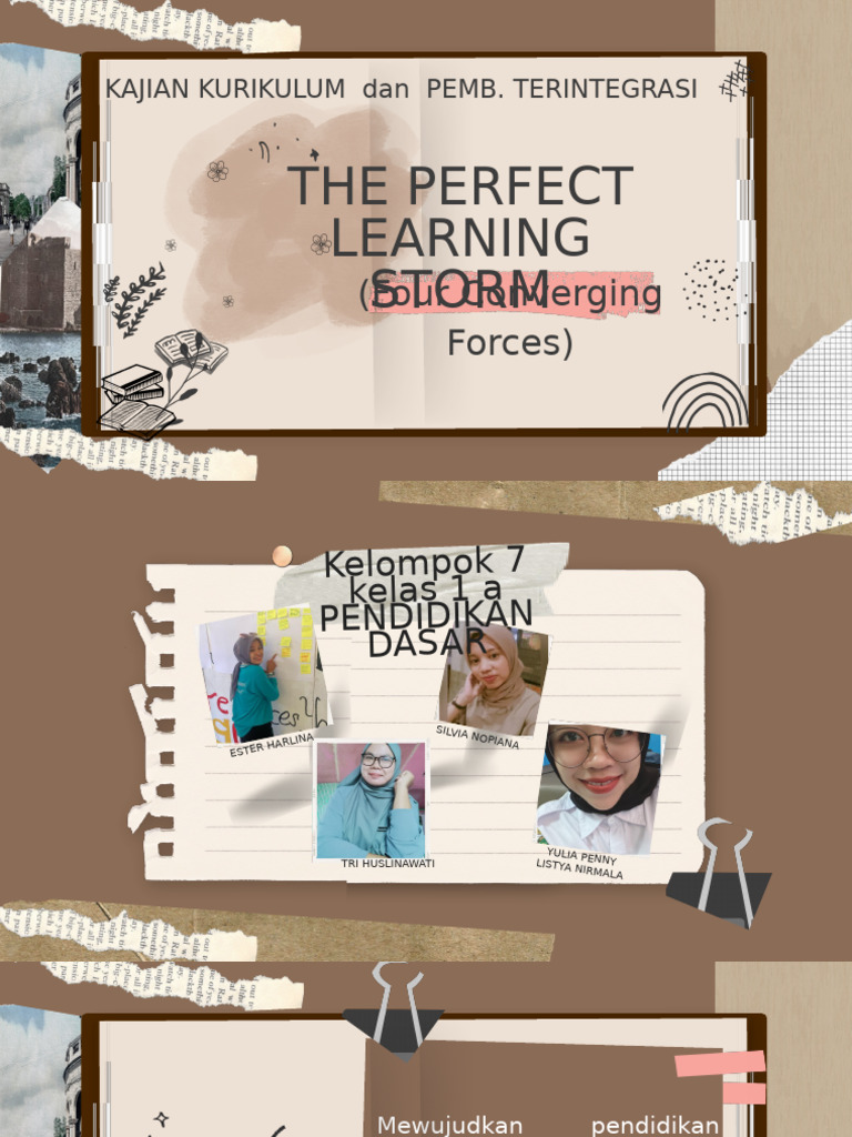 Kajian Kurikulum&Pemb - Terintegrasi - Kelompok 7 Kelas 1a Pendas - The Perfect Learning Storm | PDF