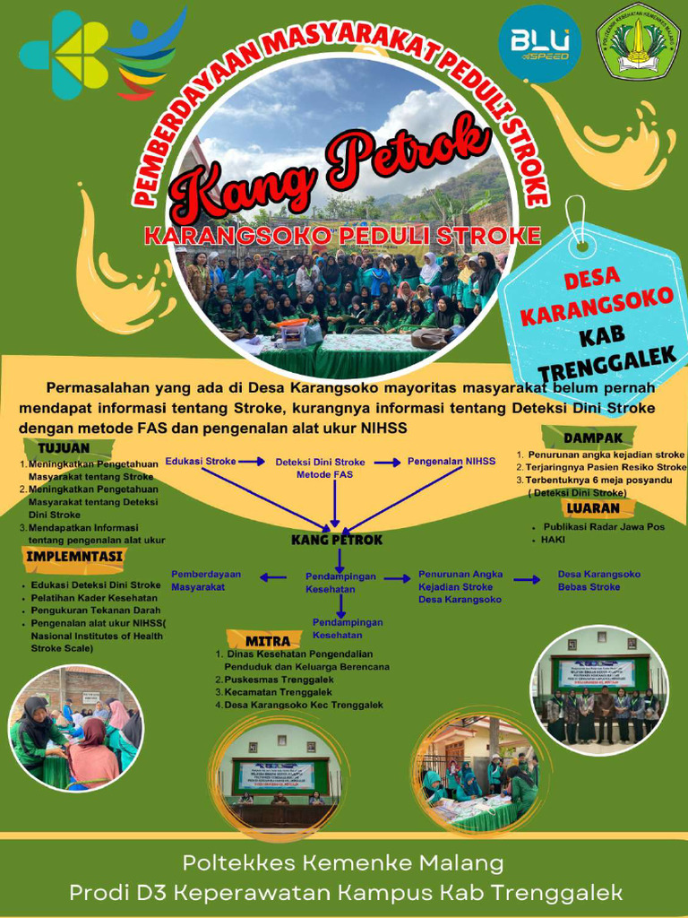 POSTER STROKE-Luaran Pengabmas Edi 2024 | PDF