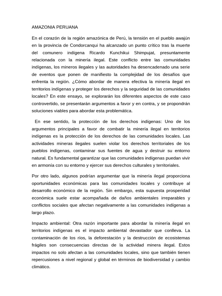 Amazonia Peruana | PDF