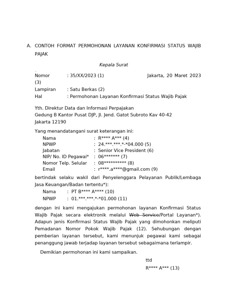 Format Registrasi Ndns | PDF