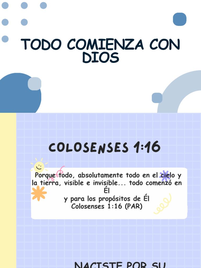 Todo Comienza Con Dios | PDF