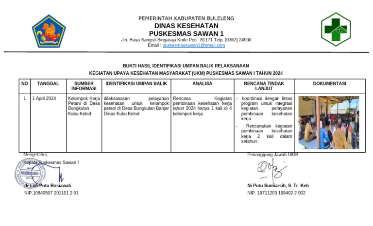 2.2.2.B Bukti RTL Hasil Identifikasi Umpan Balik PPS Juni 2024 | PDF