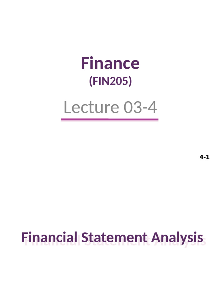 3.lecture 4-5 FM | PDF