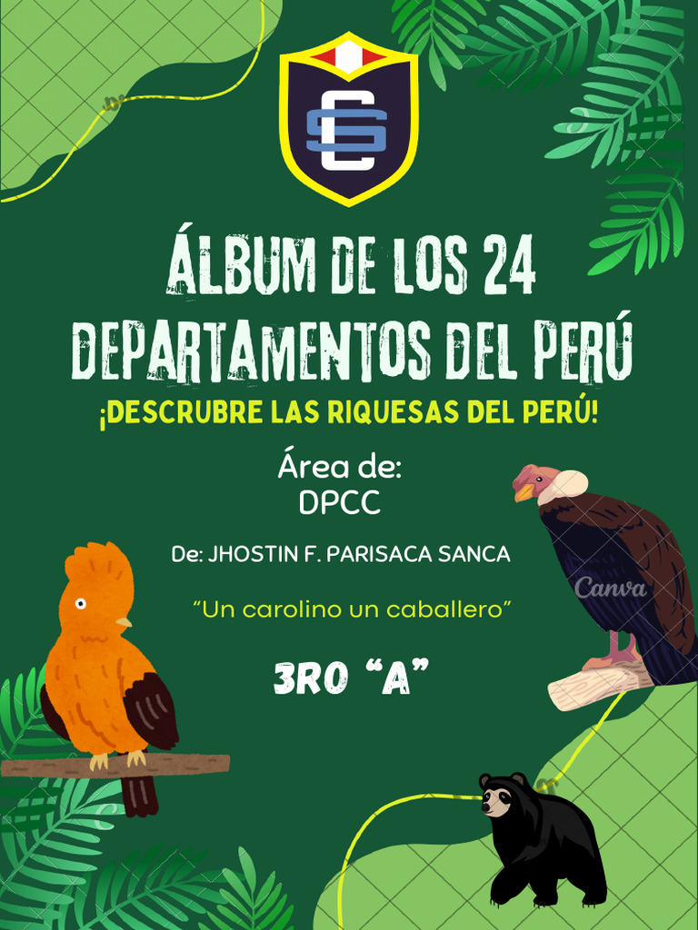 Álbum de Las Once Ecorregiones Del Perú | PDF