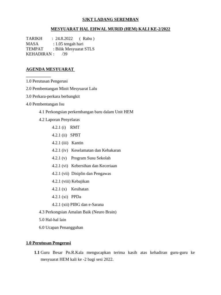 Minit Hem 2023 Kali Ke 2 | PDF