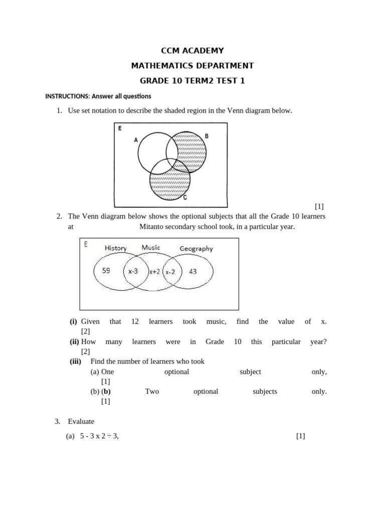 Math G10 | PDF