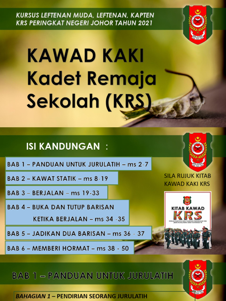 3.3 Bahan Kawad Kaki KRS 2021 | PDF