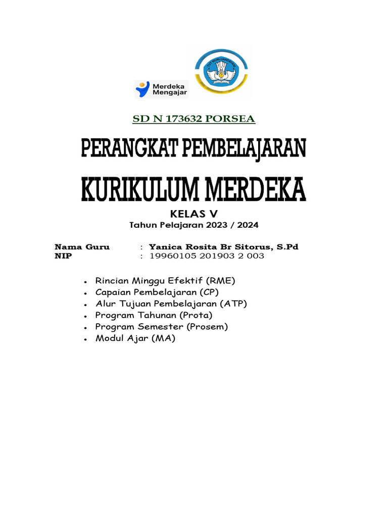 Modul Ajar Kelas 5 Pdf