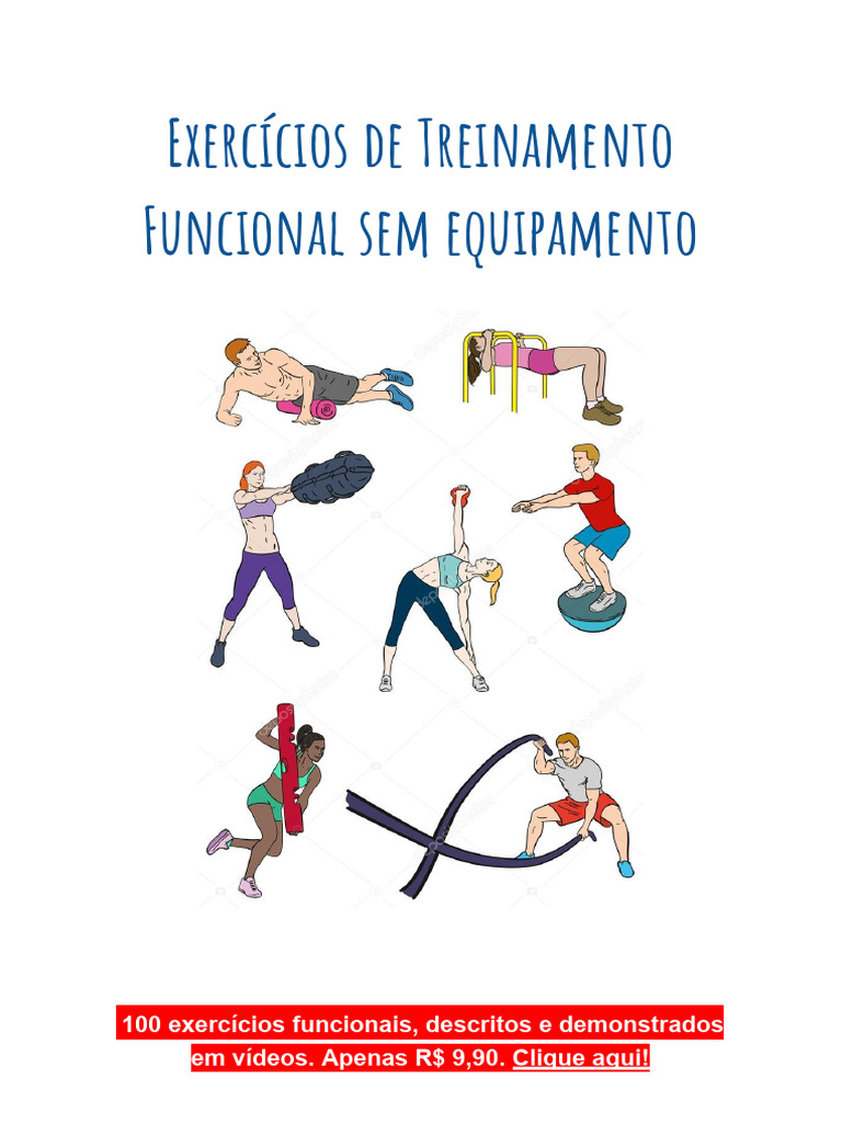 Exercícios de Treinamento Funcional Sem Equipamento | PDF