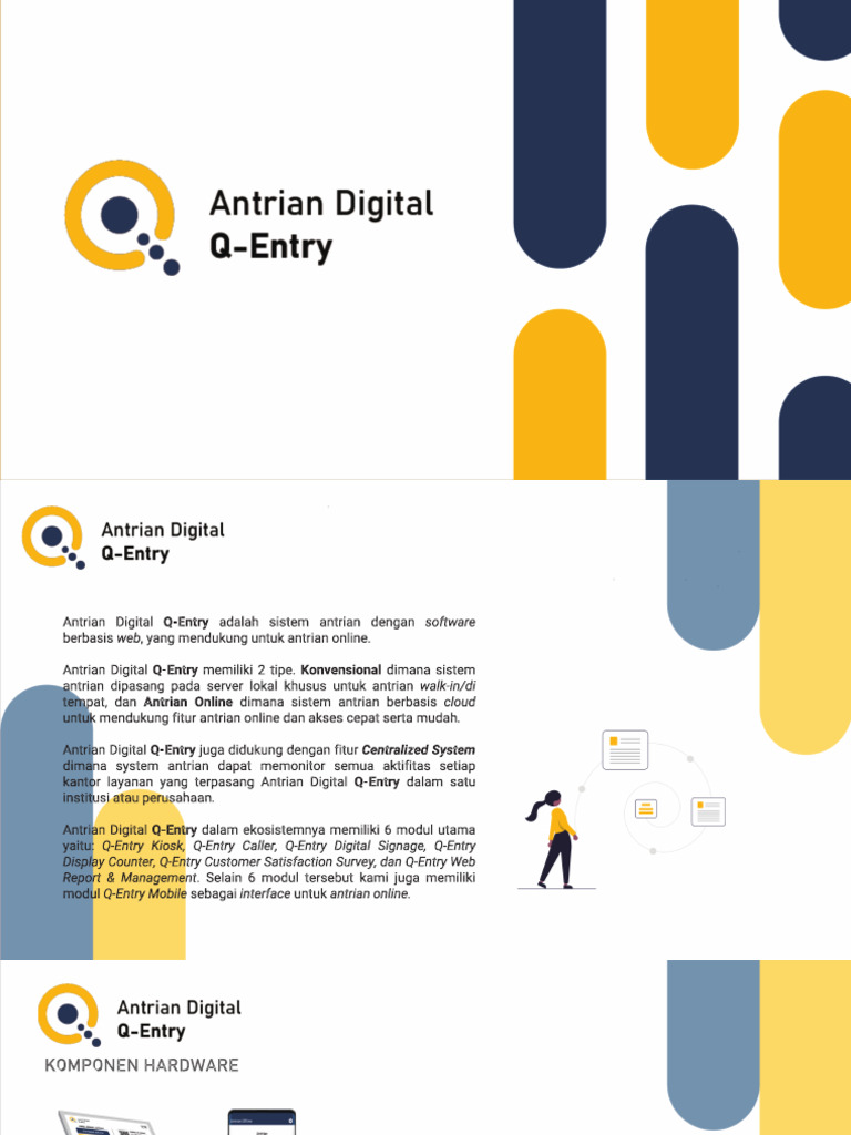 Kios - K Q-Entry Master Presentation (Tanpa Logo) | PDF