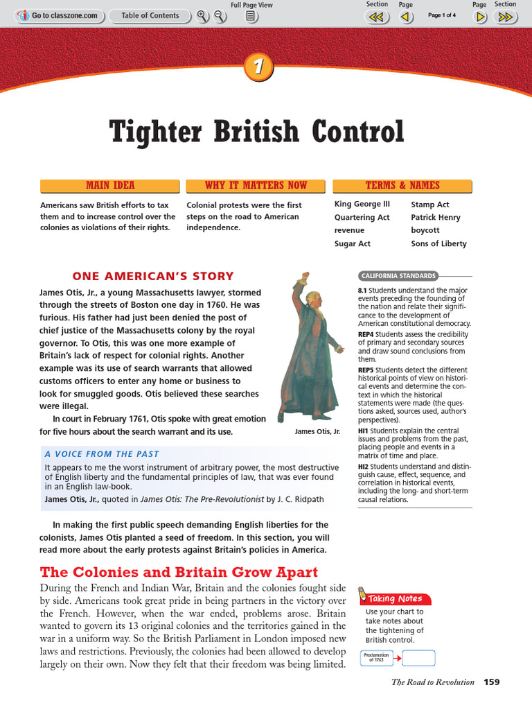 Tighter British Control and Colonial Resistance | PDF
