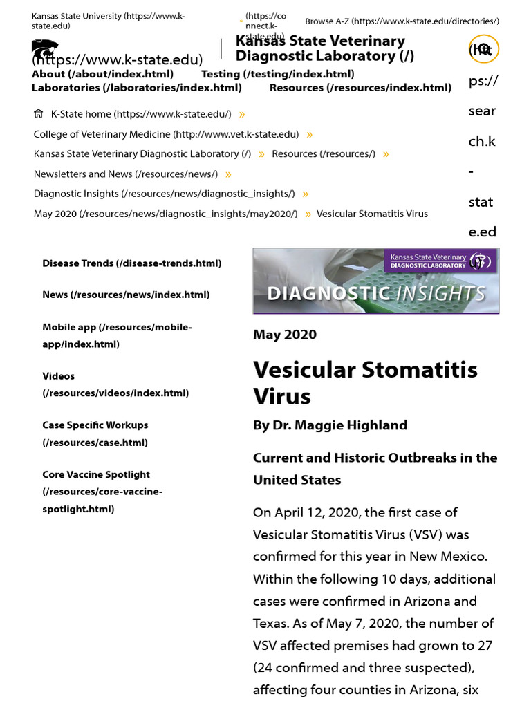 Vesicular Stomatitis Virus | PDF