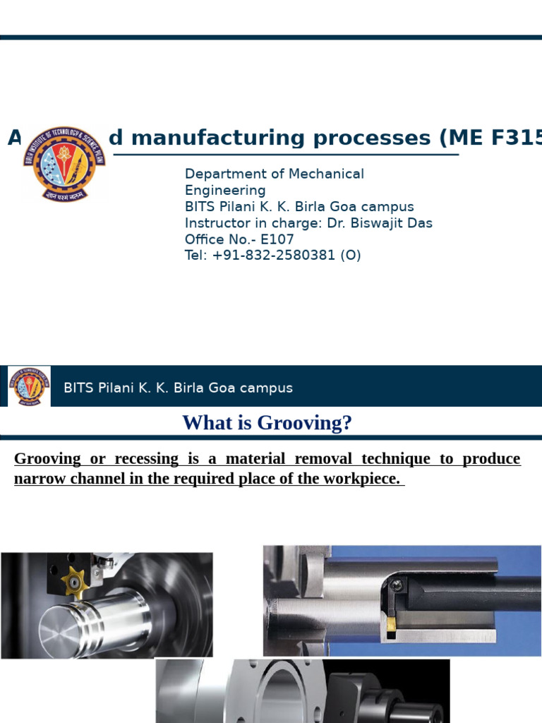 Lecture 6 - Canned Cycles-Grooving and Peck Drilling | PDF