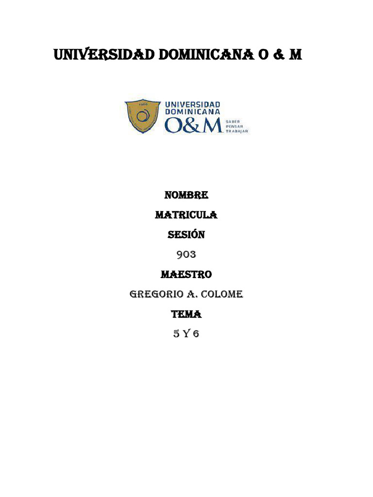 Aef Tema 5 y 6 Resumen | PDF