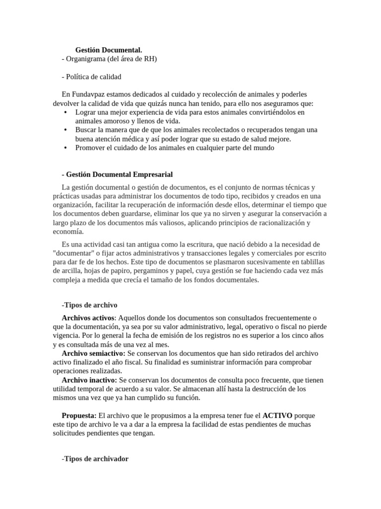 Gestion Documental | PDF