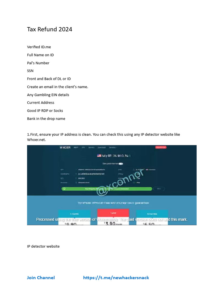 Tax Refund 2024 | PDF