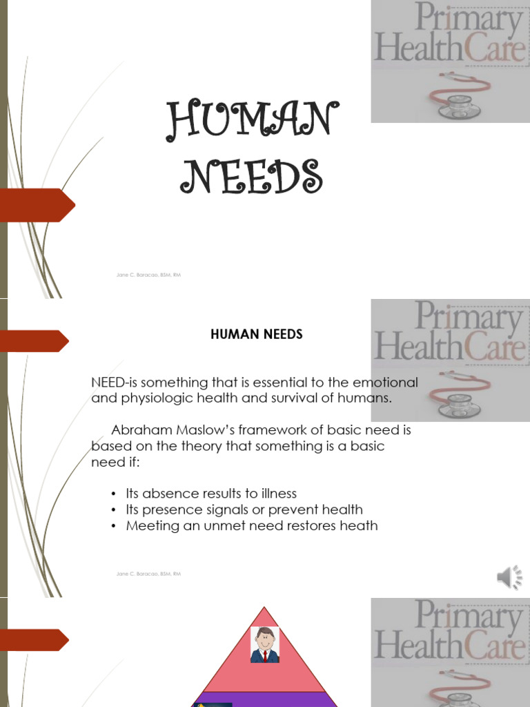 2 Human Needs and Family PDF | PDF