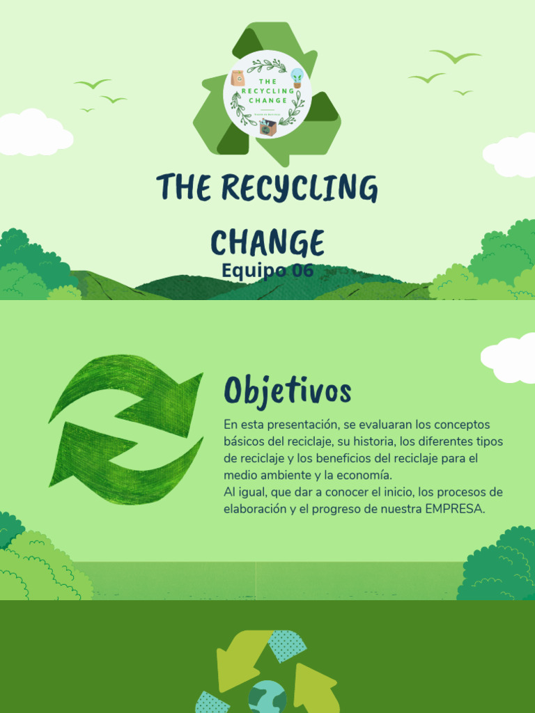 The Recycling Change | PDF