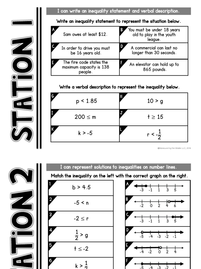 Review Stations with Answer Key | PDF
