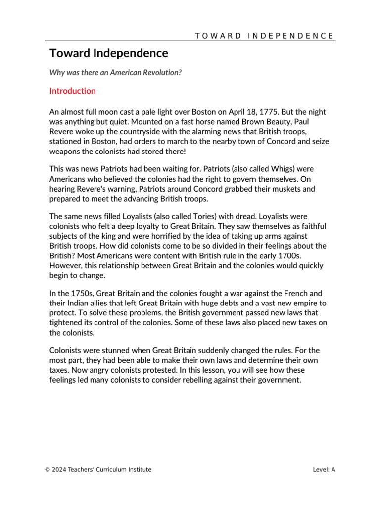 French and Indian War Reading | PDF | Kingdom Of Great Britain | George ...