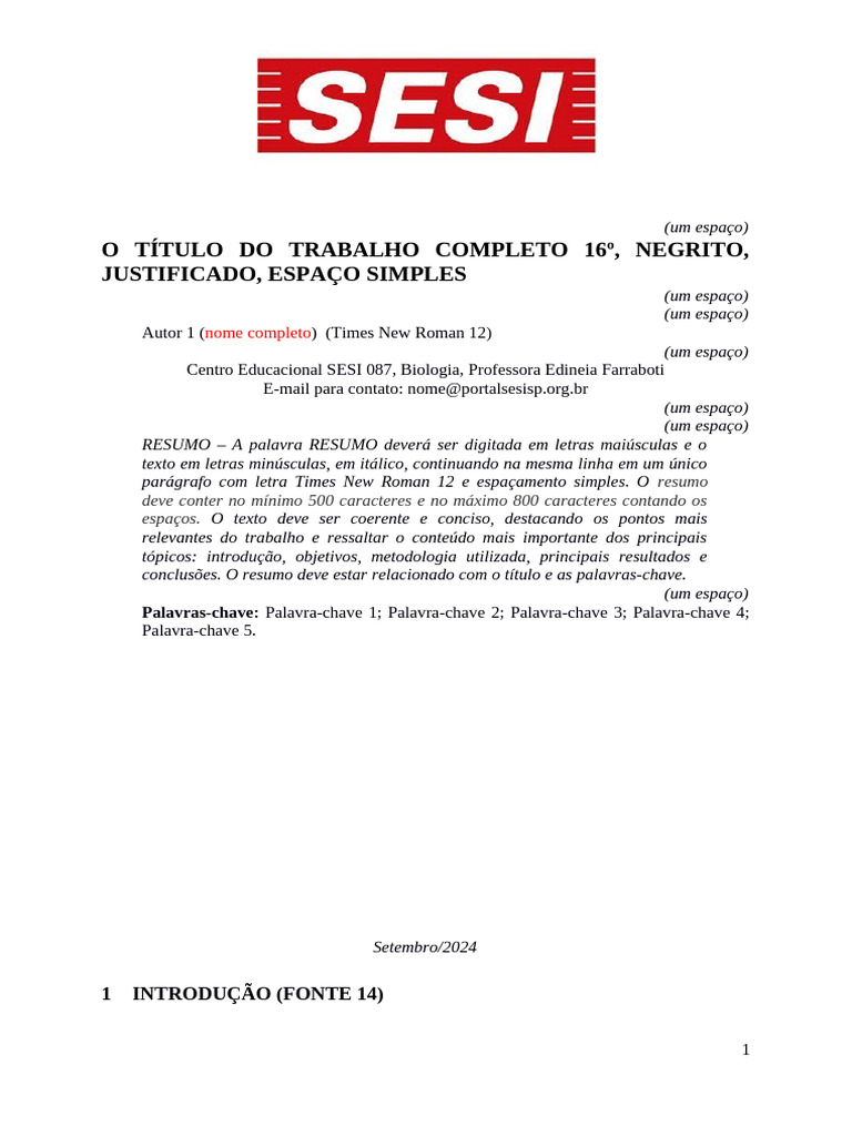 Modelo de Artigo | PDF