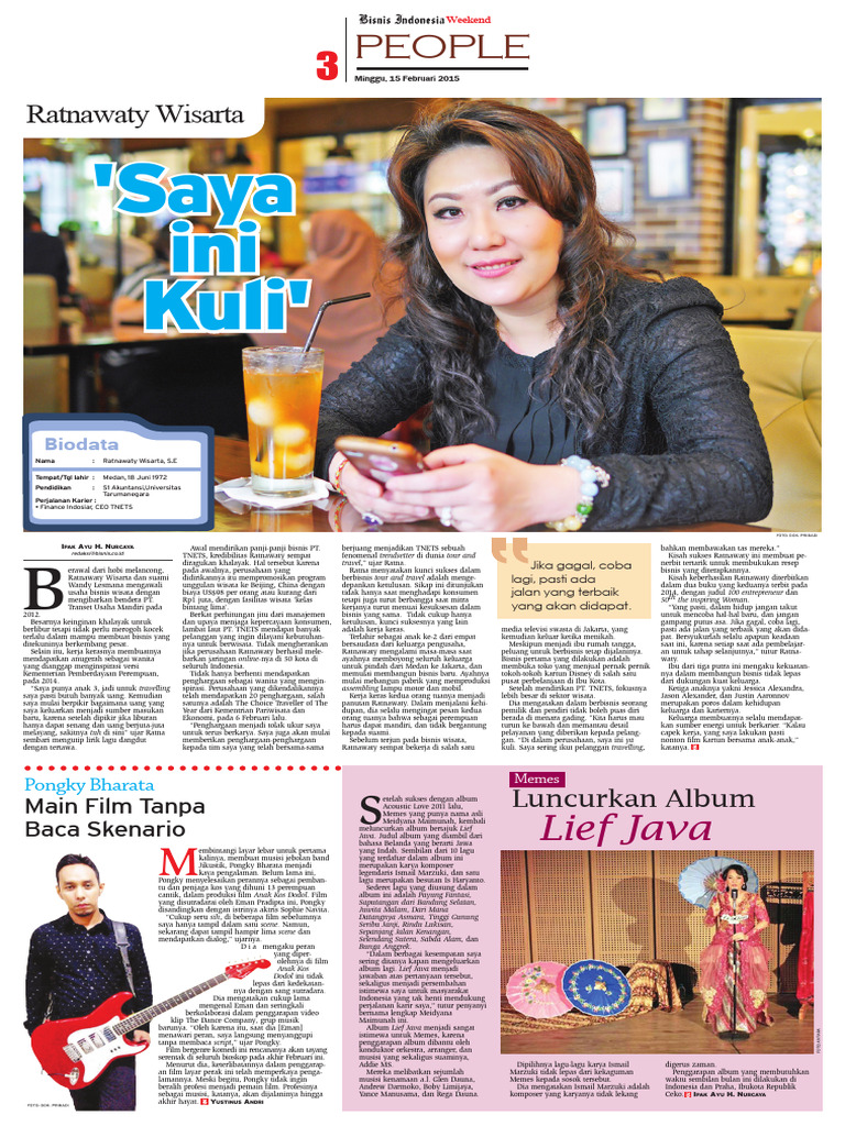 Saya Ini Kuli - Wanita Pengusaha | PDF