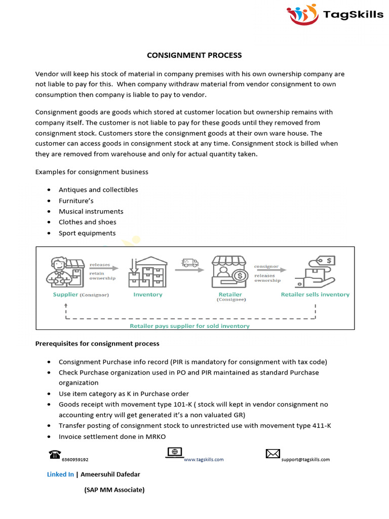 Consignment MM | PDF