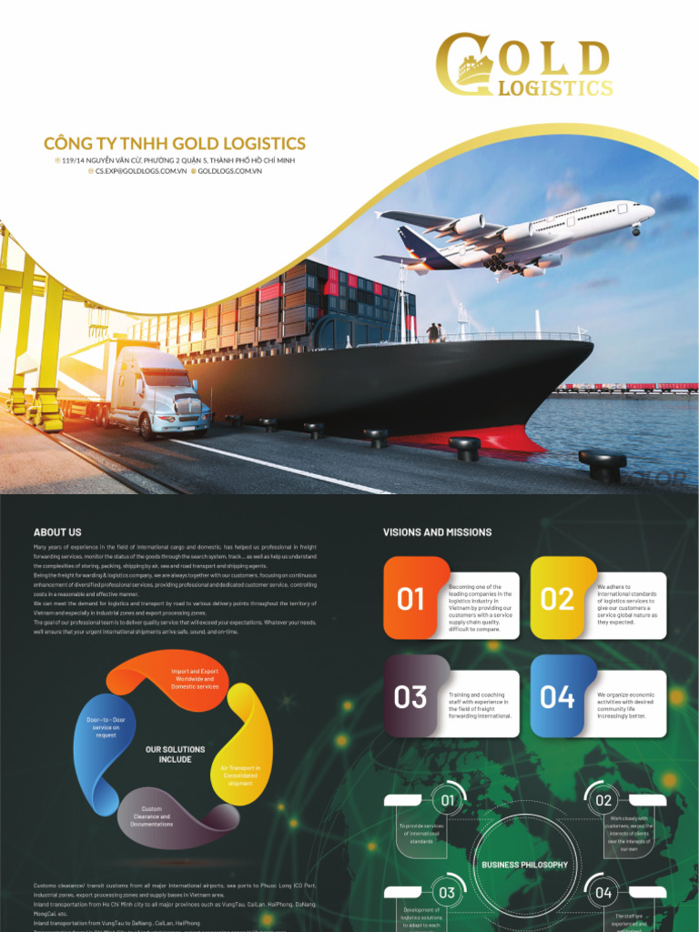 Gold Logistics Brochure | PDF