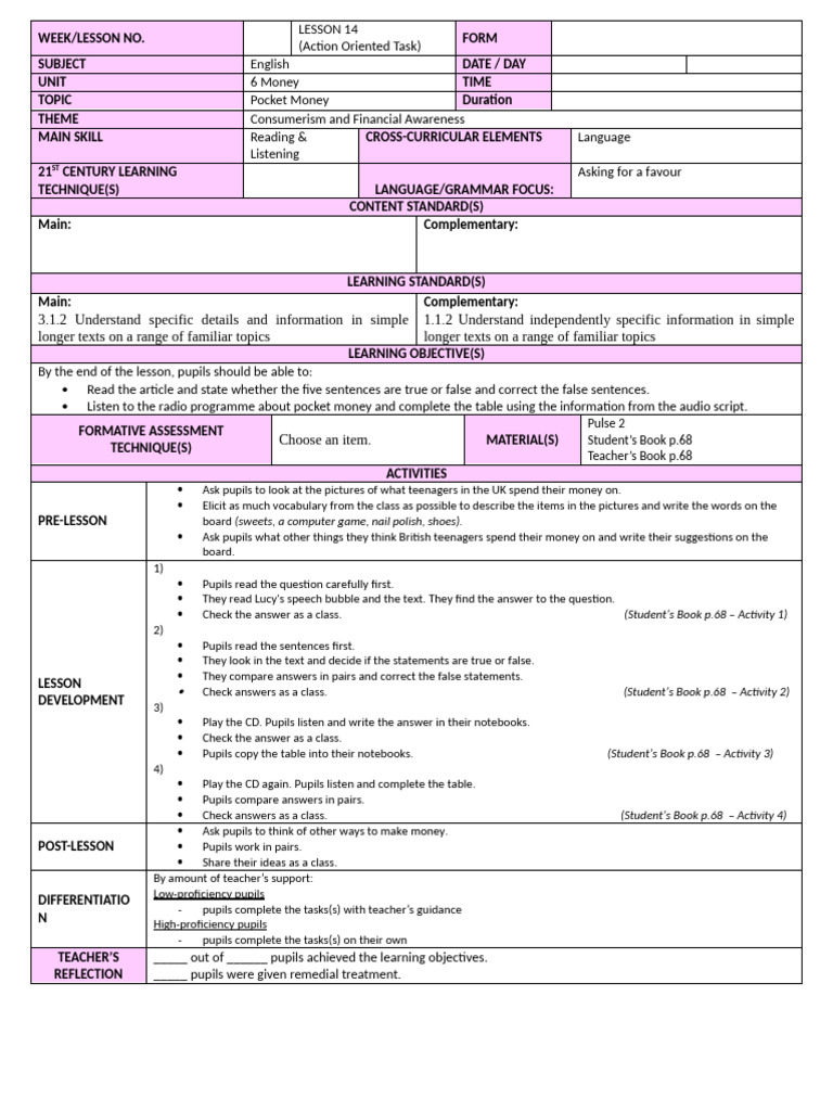 Lesson 14 (Aot) | PDF