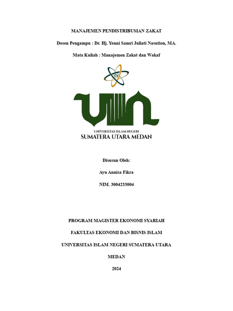 Zakat Ayu Sem3 | PDF