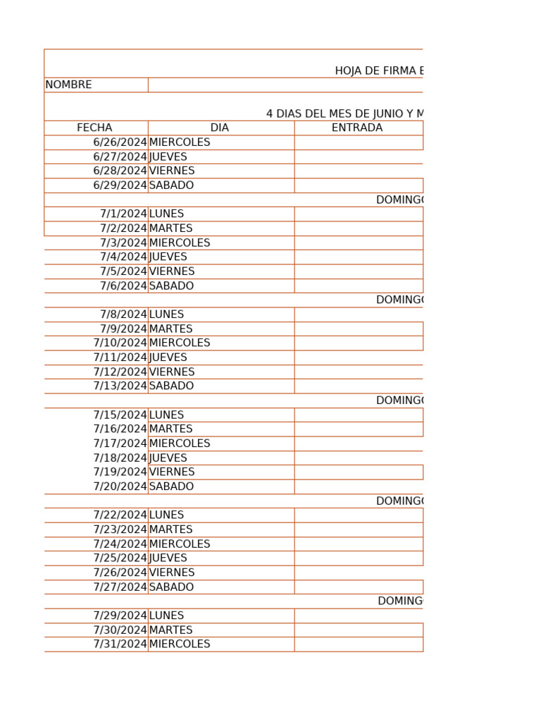 Hoja de Firmas | PDF