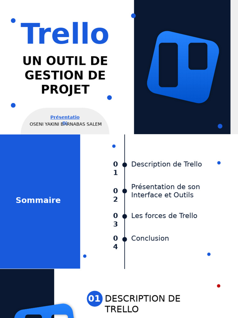 Présentation de Trello (Oseni Yakini Barnabas Salem) | PDF