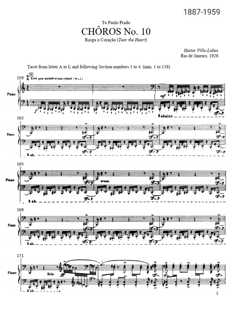 Choros 10 - Marked | PDF