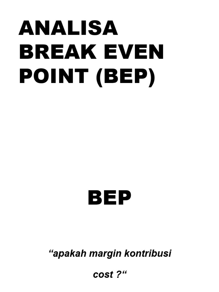 14a. Bep | PDF | Financial Accounting | Management Accounting