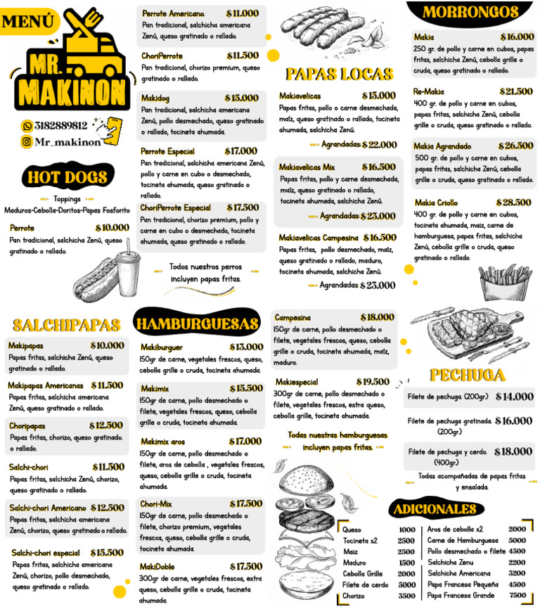 Menu 2023 | PDF