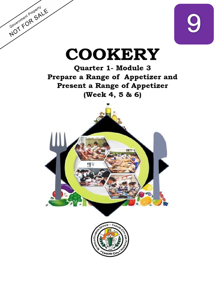 Cookery 9 Q1 WK456 | PDF